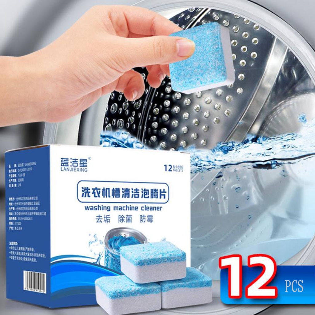 Washing Machine Cleaning Tablets Washing Machine Cleaner Descaler Deep ...