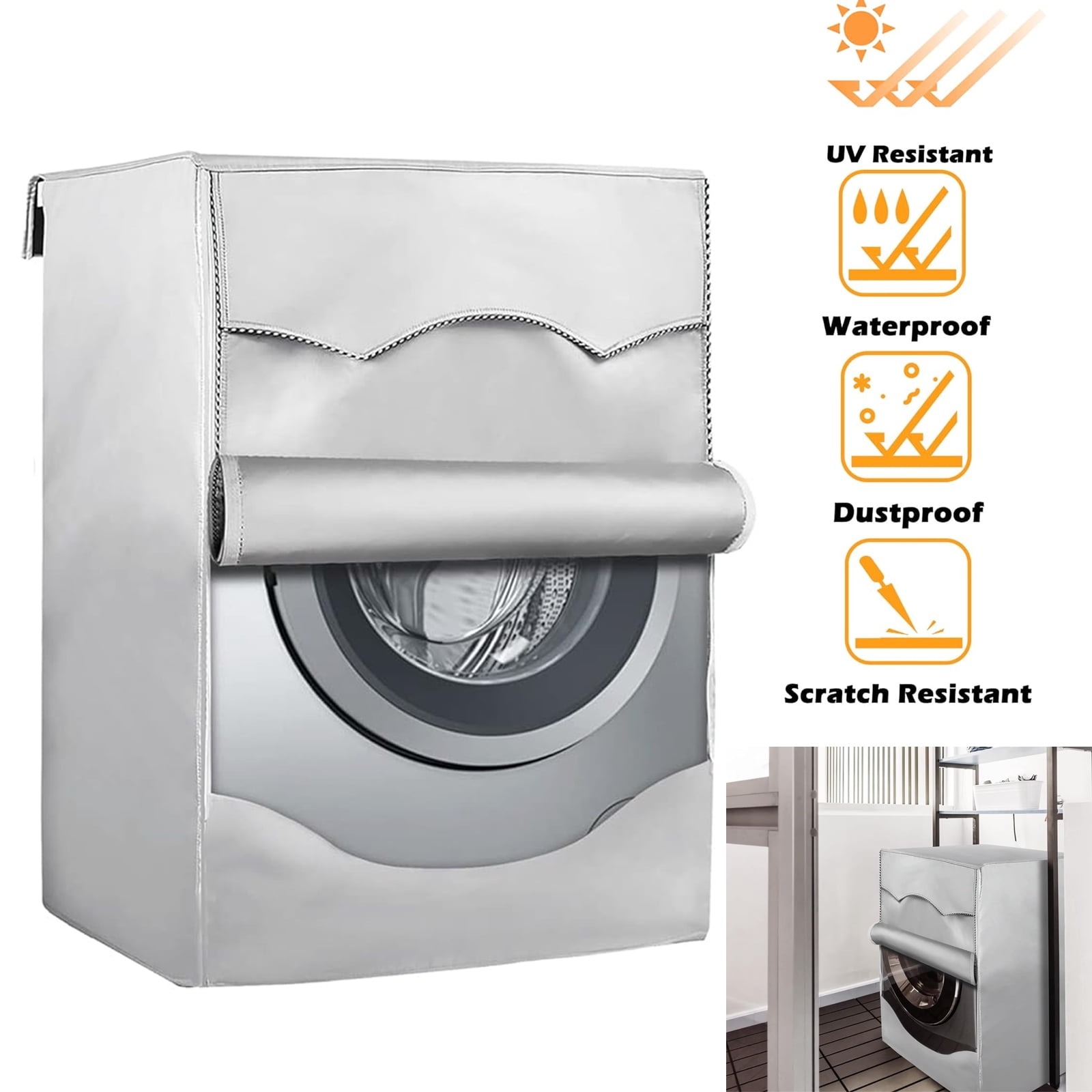 Washing Machine Cover For Front-load Washer/Dryer - Premium Outdoor ...