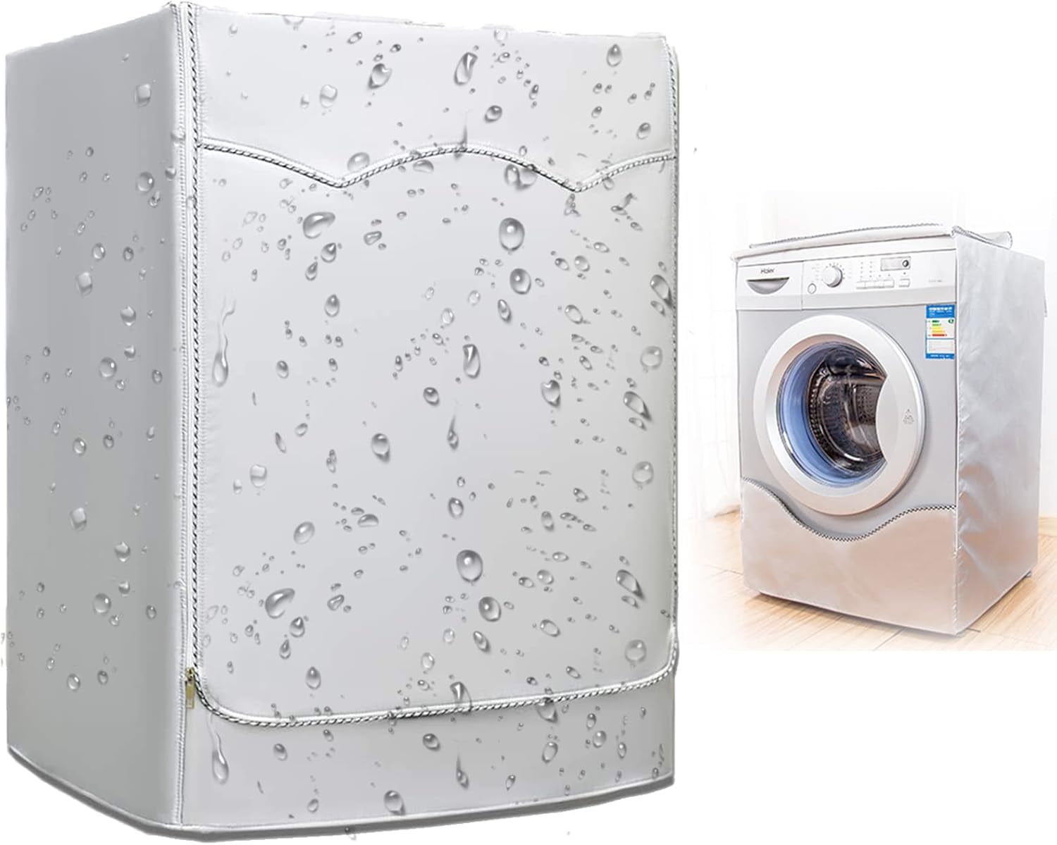 Washing Machine Cover, Washer/Dryer cover For Front-loading Machine ...