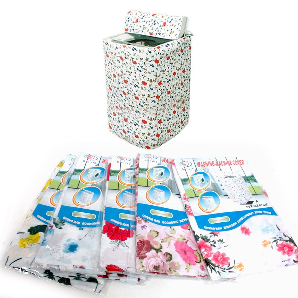 Washing Machine Cover Waterproof Zippered Top Dust Protection Durable ...
