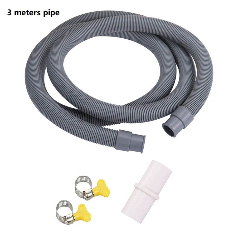 Washing Machine Dishwasher Drain Waste Hose Extension Pipe with Bracket ...