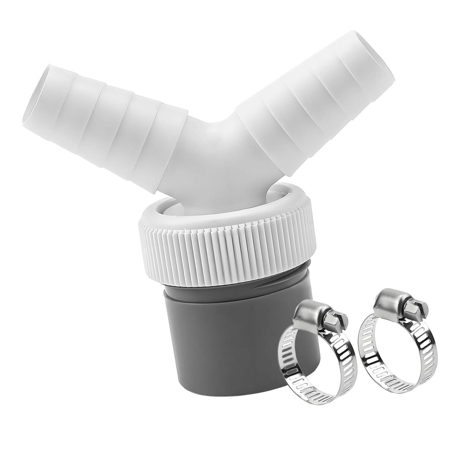 Washing Machine Drain Adapter Y Type Splitter Plastic Texture Perfect ...