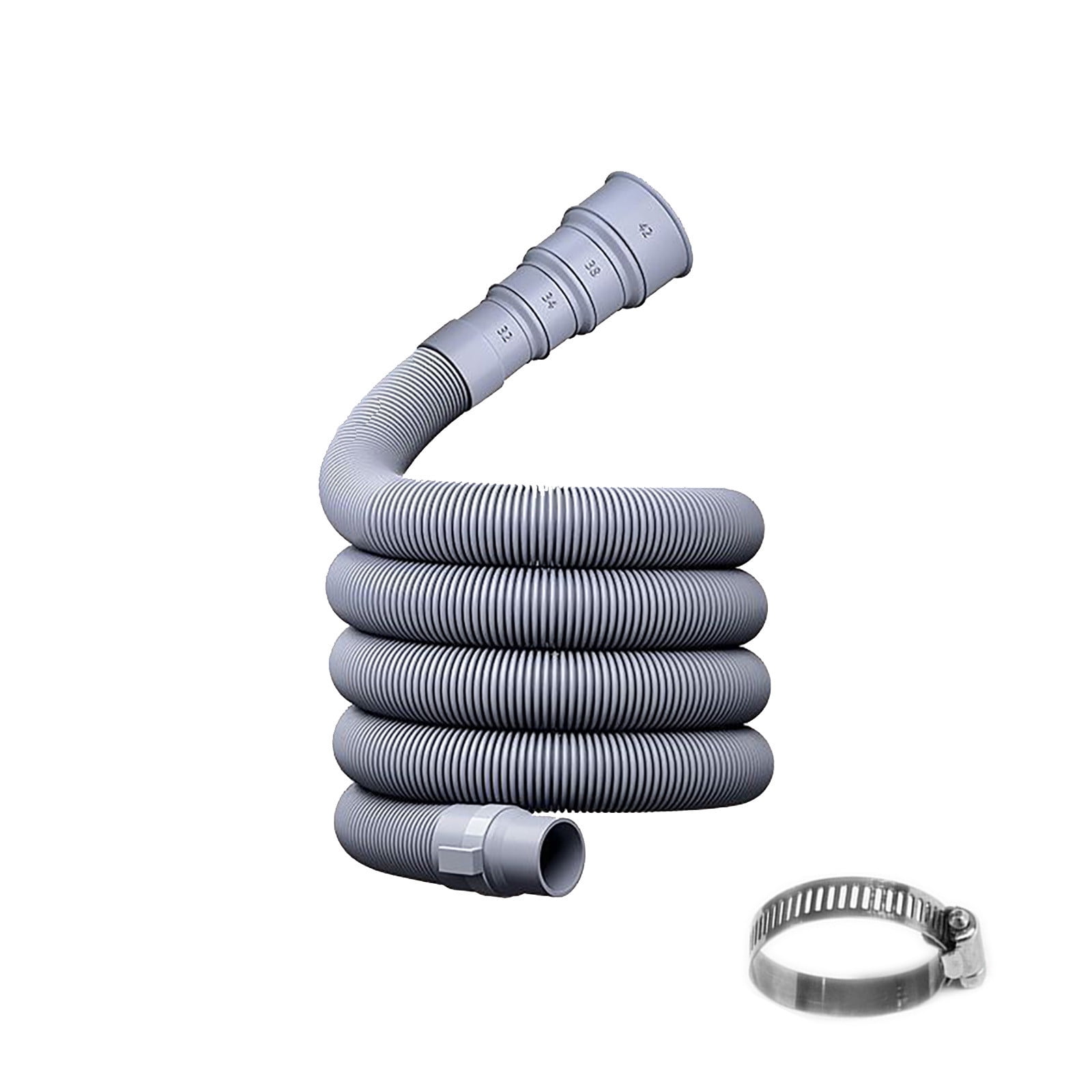 Washing Machine Drain Hose Extension Flexible Durable Laundry Washer ...