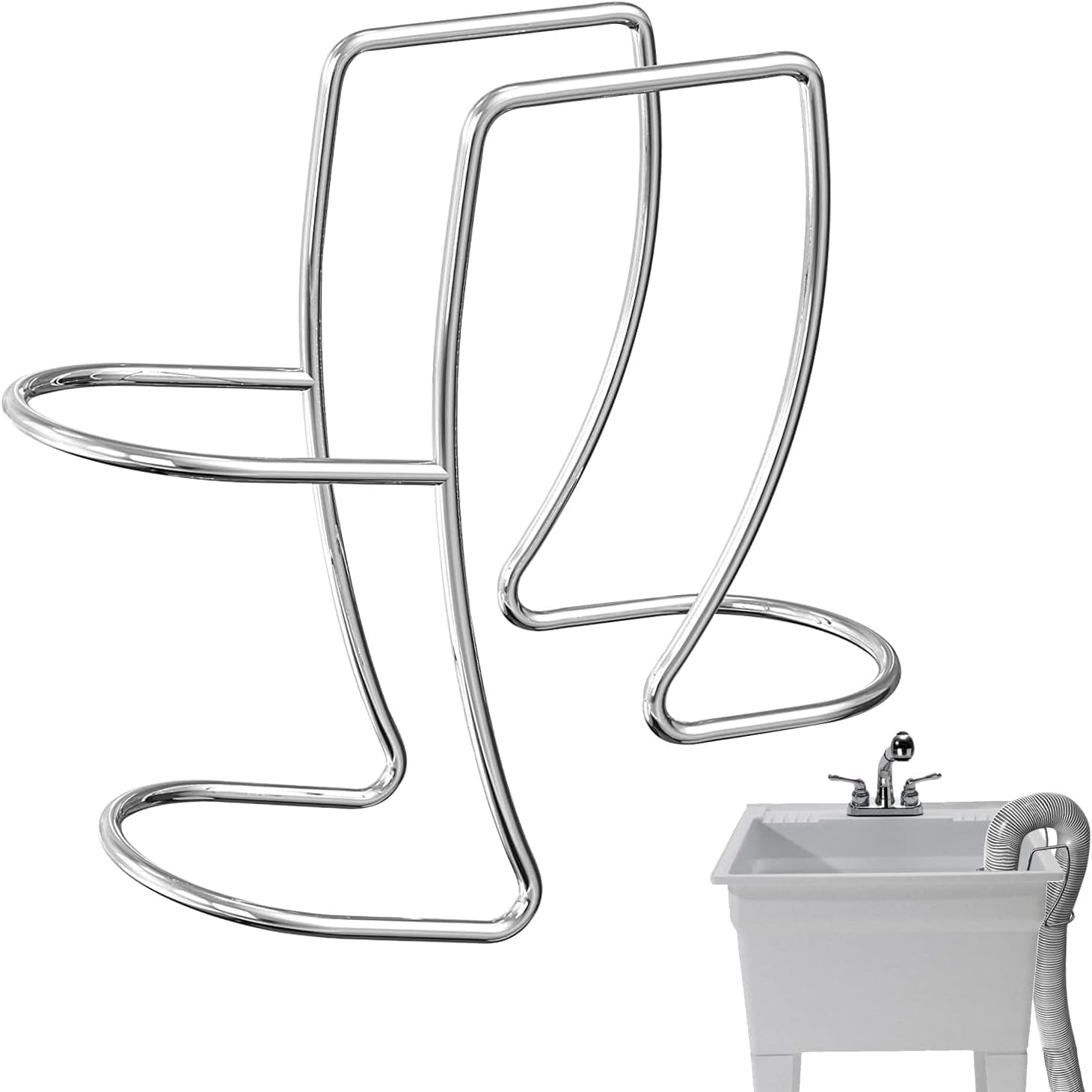 Washing Machine Drain Hose Holder, Adjustable Shape Washing Machine ...