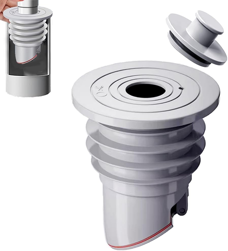 Washing Machine Drain Hose Seal, Silicone Anti-Odor Sewer Pipe Seal ...