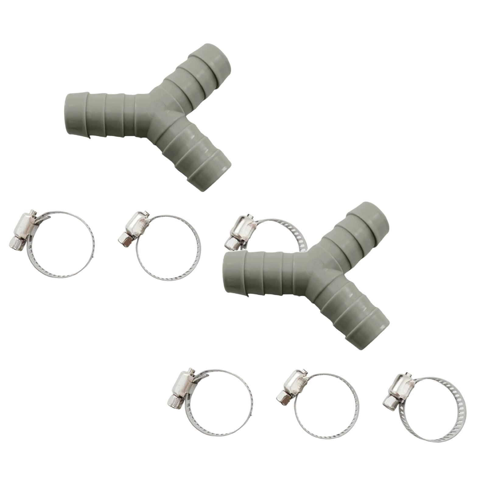 Washing Machine Drain Hose Y-Type Reducer Plastic Connector for Split ...