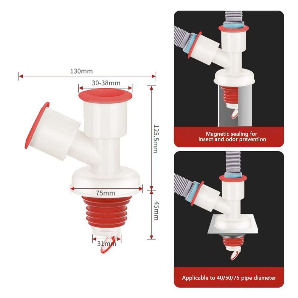 Washing Machine Drainage Supplies Useful Dual-Interface Multifunctional ...