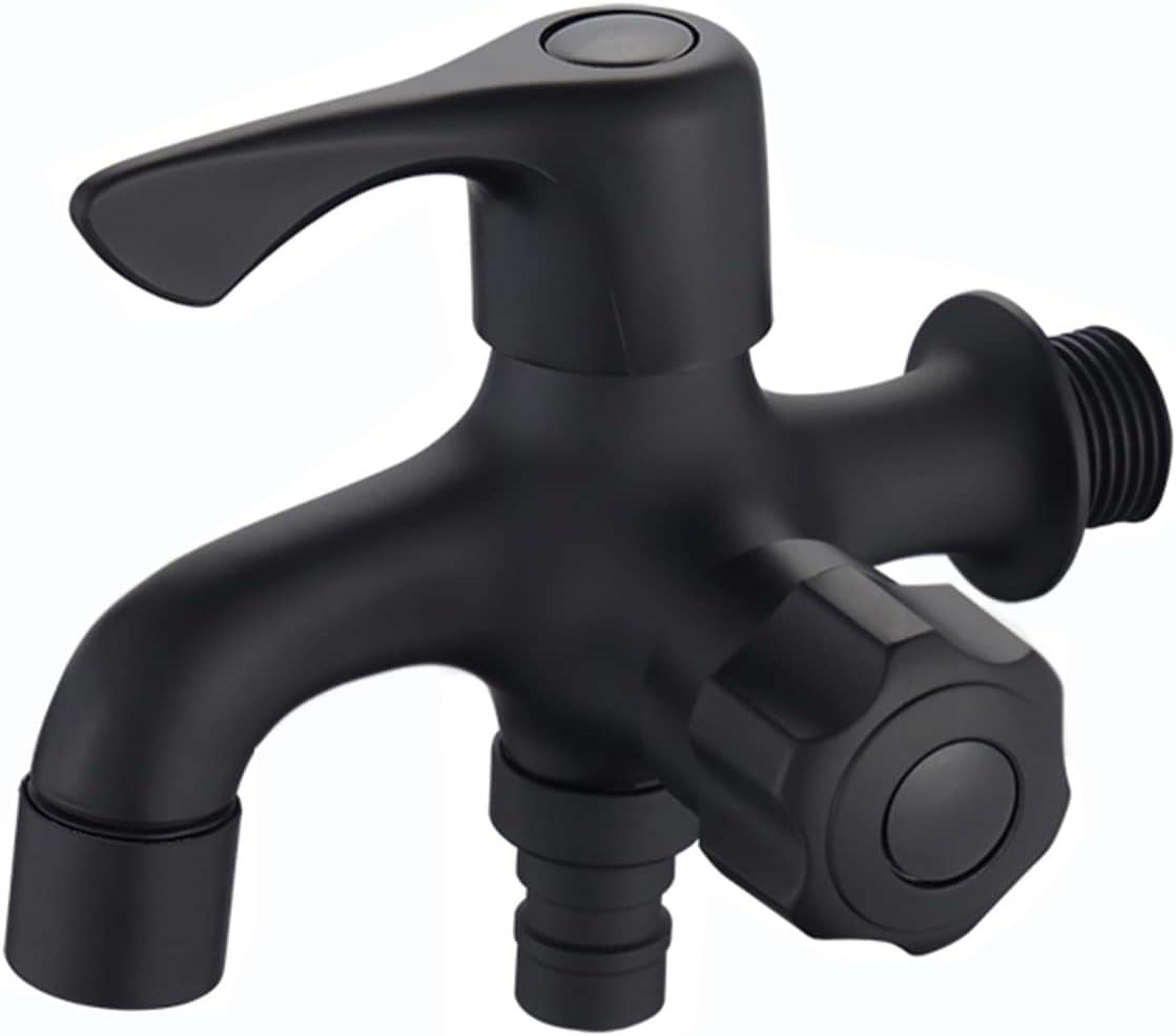 Washing Machine Faucet Black one in Two Out Washing Machine Faucet ...