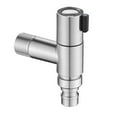 Washing Machine Faucet Brass Water Stop Quick Opening Angle Valve Wall ...