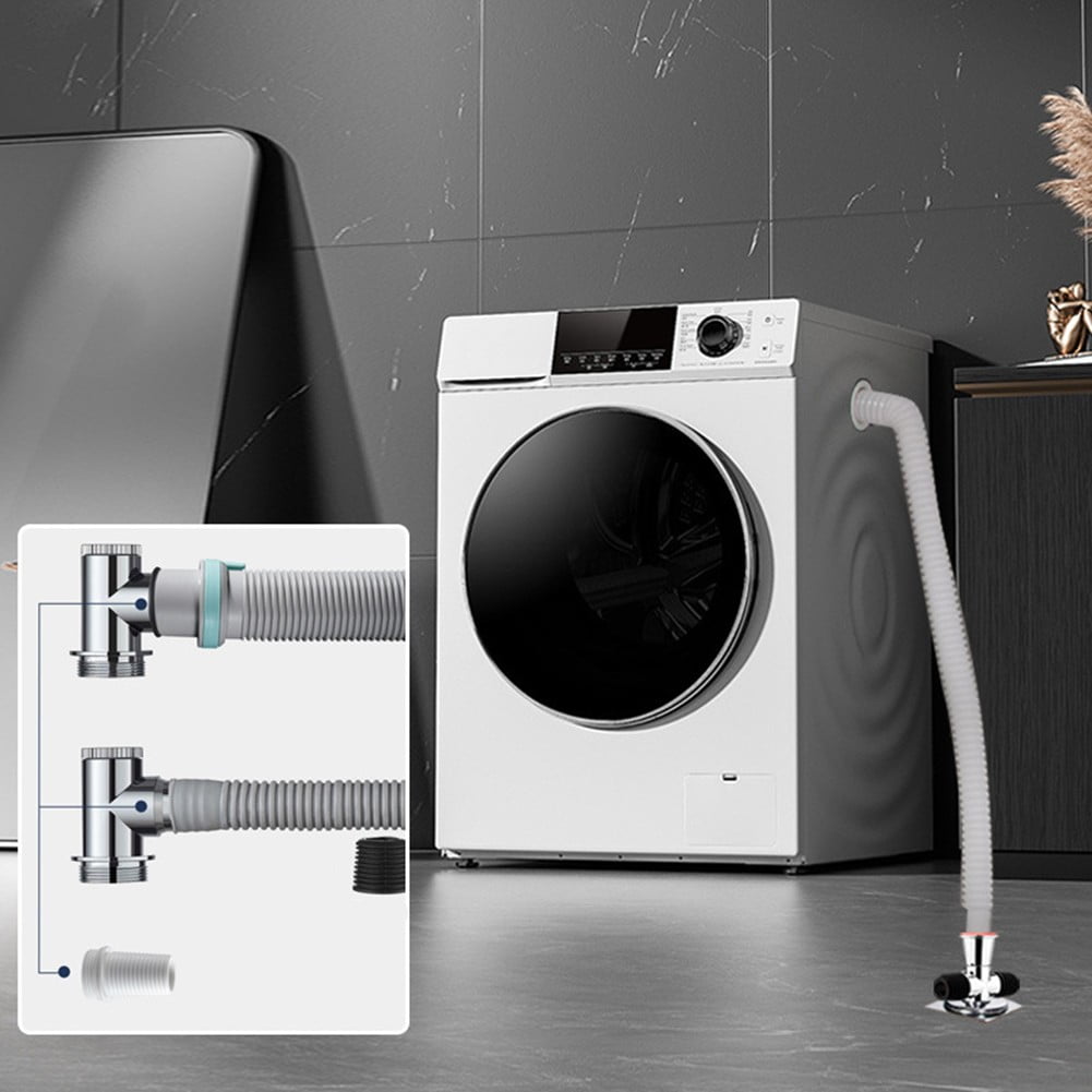 Washing Machine Floor Drain Joint Three-In-One Sewer Tee Connector ...