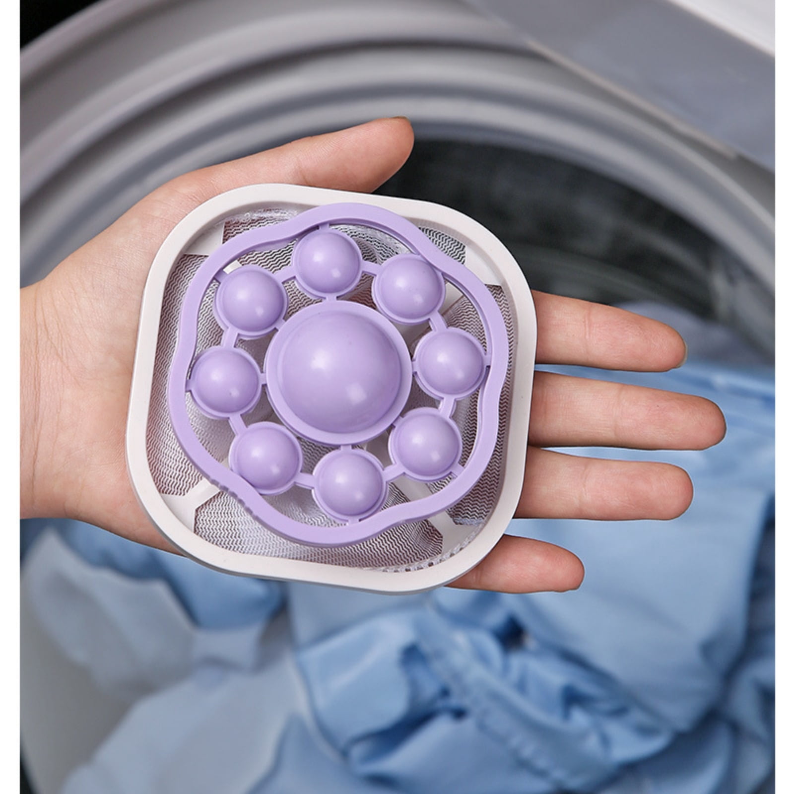 Washing Machine Hair Catcher & Lint Remover – 2026New Floating Mesh ...