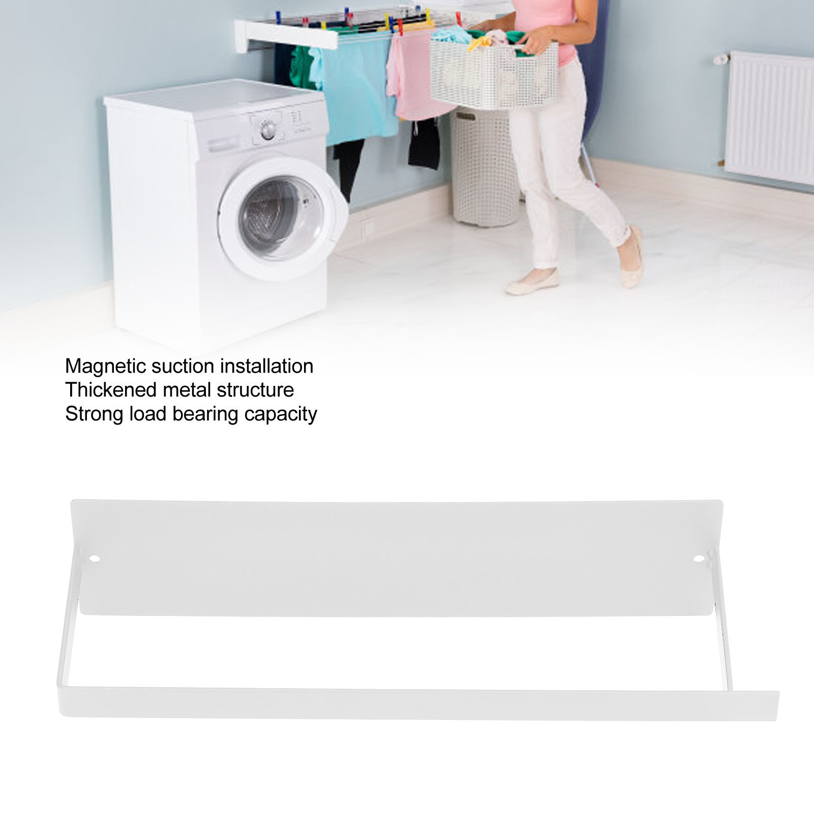 Washing Machine Hanger Holder Wall Mounted Magnetic Suction Thickened ...