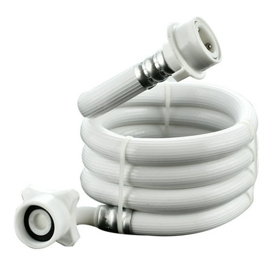 Washing Machine Hose Inlet Pipe Tube Connector White Length 4m/5m/1m/1 ...