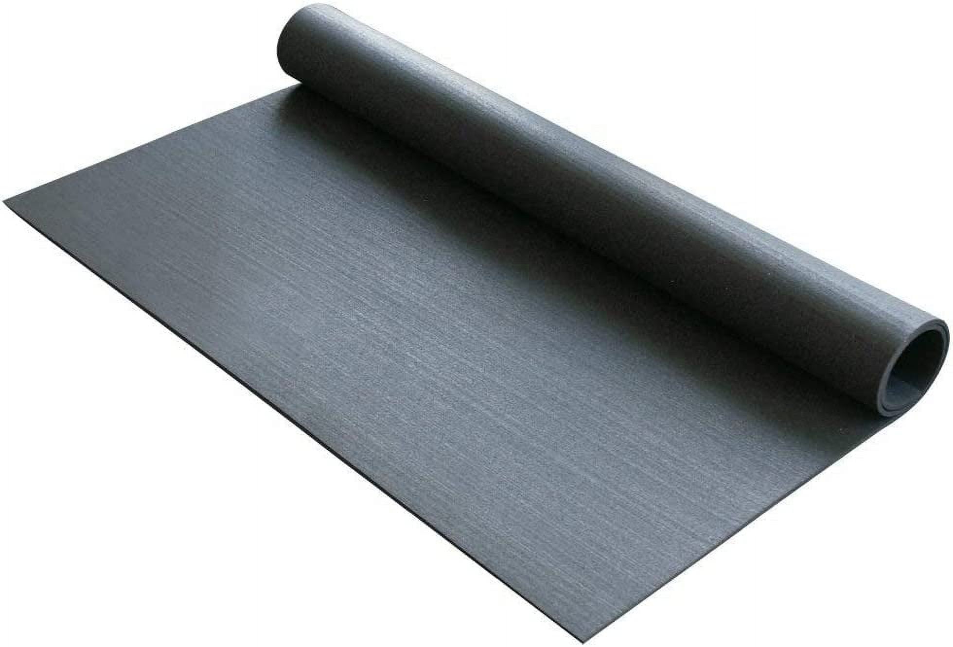 Washing Machine Mat - 3/8" x 4ft Wide x 4ft Long - Black Rubber Floor ...