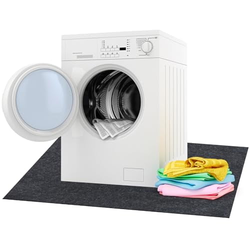 Under Washing Machine Mat 60 x 36 Inches Absorbent Felt Waterproof ...