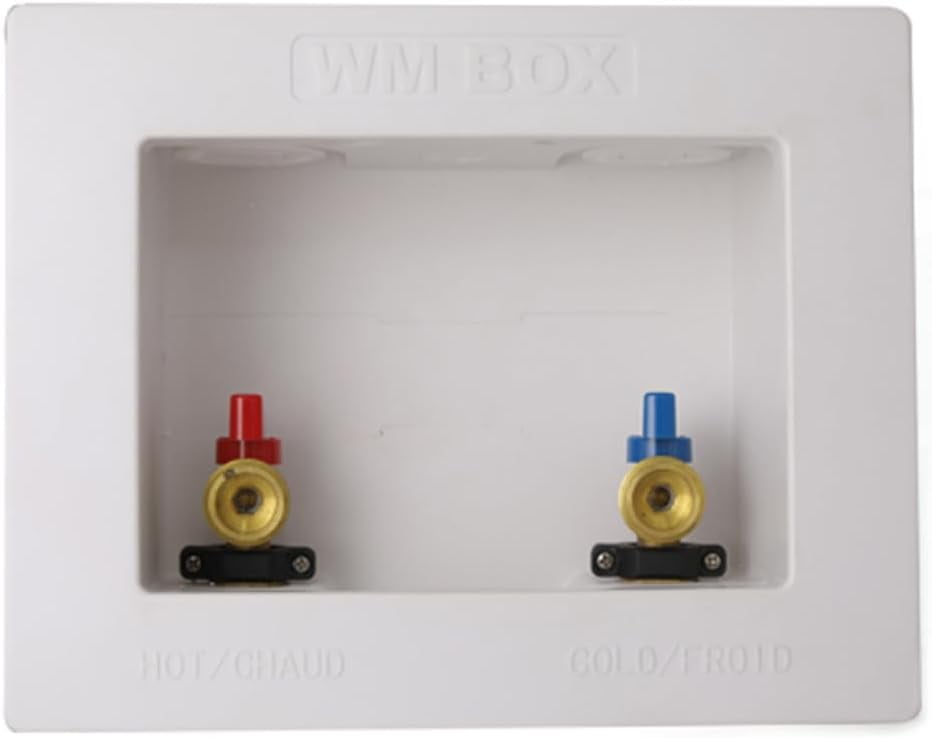 Washing Machine Outlet Box,1/2 Inch PEX F1807 Inlet Connection,3/4 Inch ...