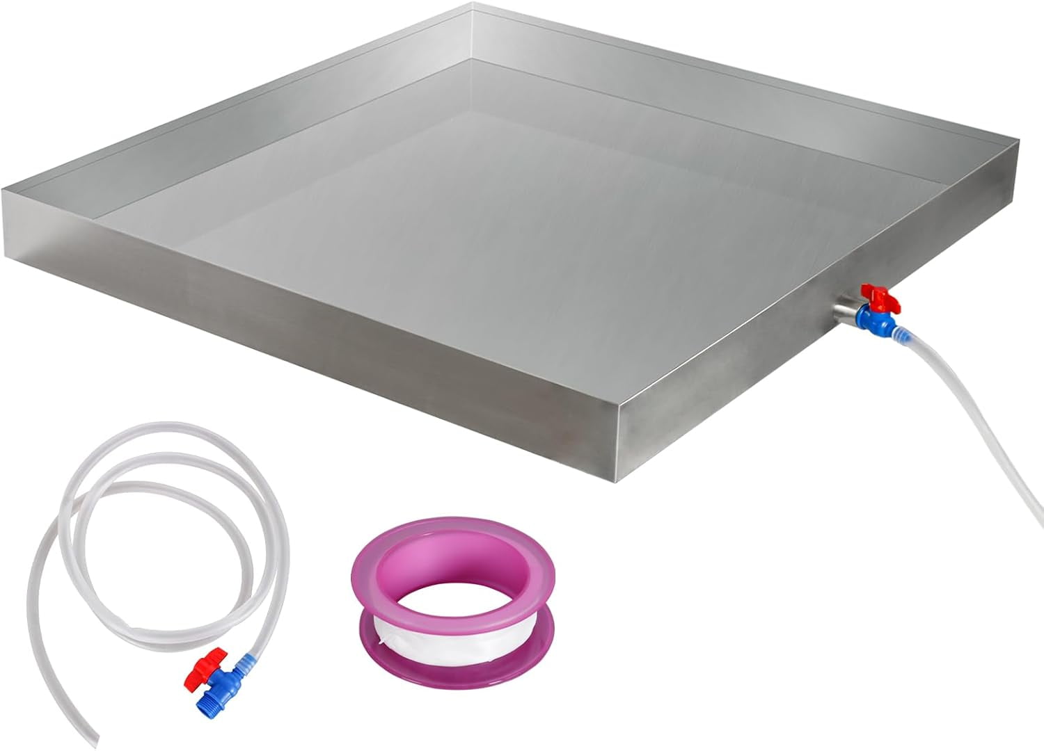 Washing Machine Pan,32''x32''x2.5'' Heavy Duty 304 Stainless Steel ...