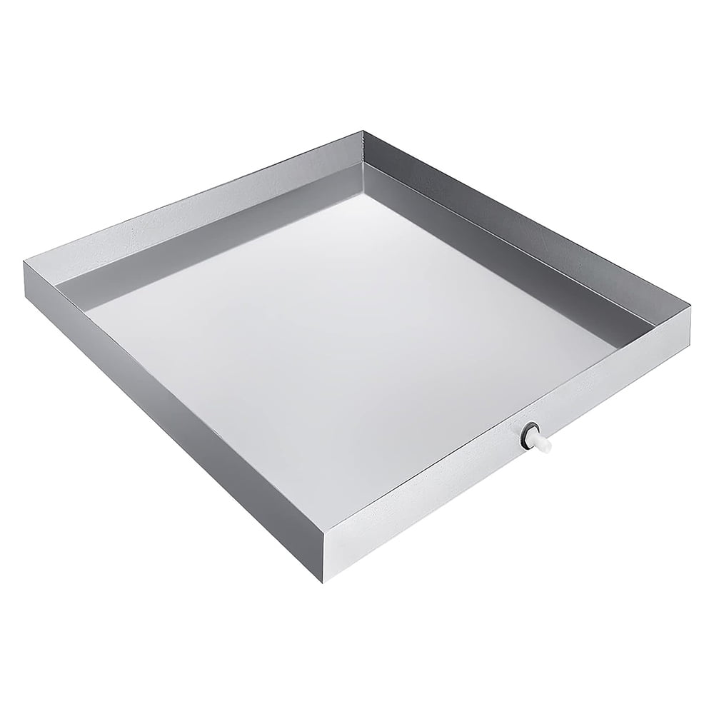32 x 32 x 2.5 Inch Washing Machine Pan, Heavy Duty Stainless Steel ...