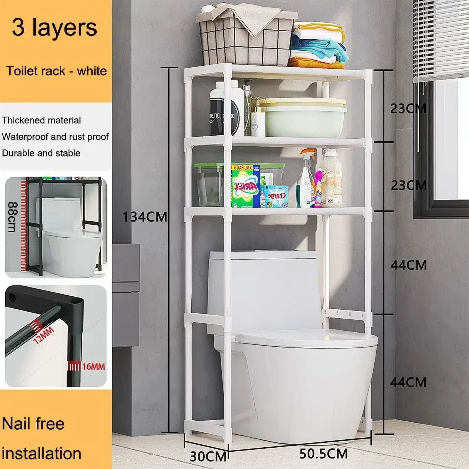 Washing Machine Shelf Multilayer Perforation-Free Shelf Space-saving ...
