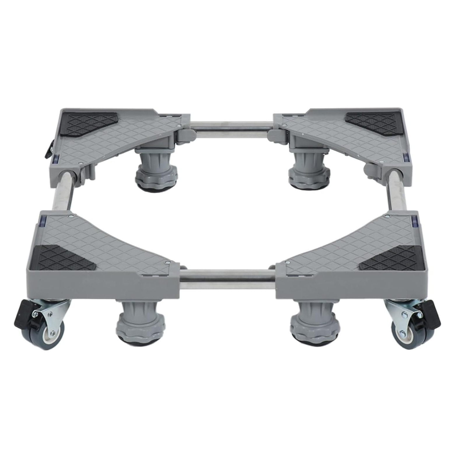 Washing Machine Stand Adjustable Dolly with 4 Locking Rubber Swivel ...