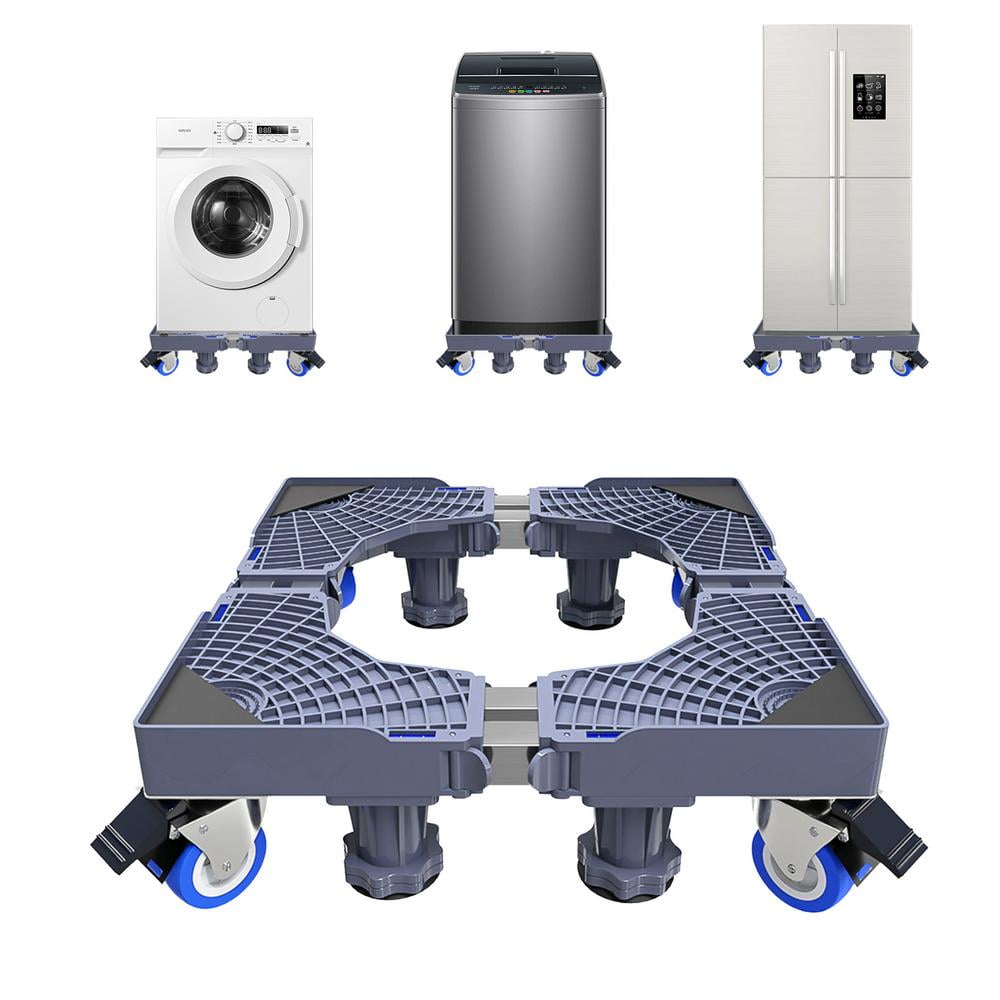 Washing Machine Stand, Portable Dryer Pedestal with Wheels, Heavy Duty ...