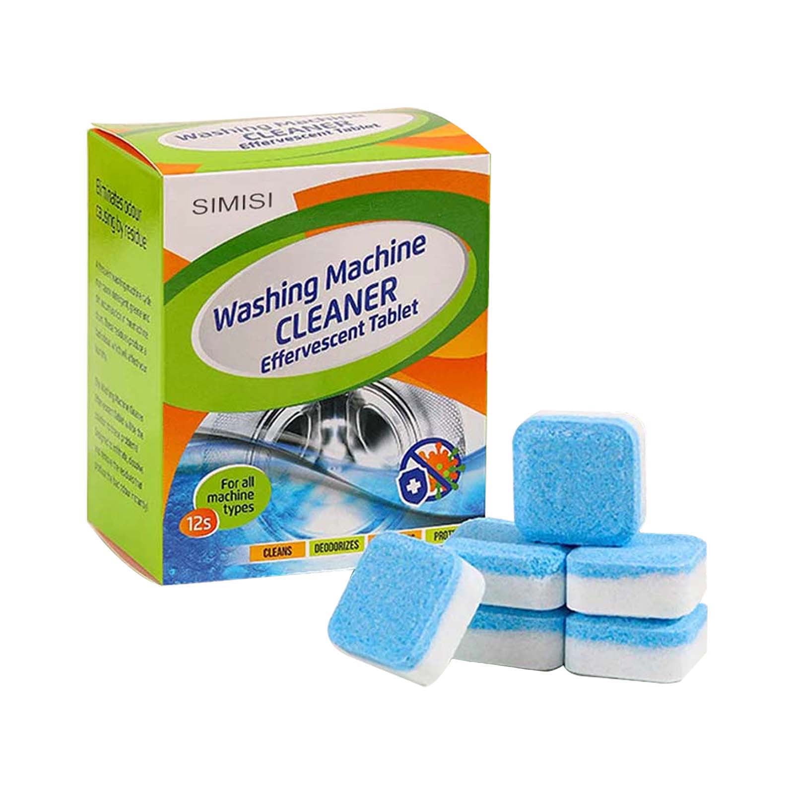 Washing Machine Tablets 12pcs Fragrance & Odor Removal Cleaners, Deep ...