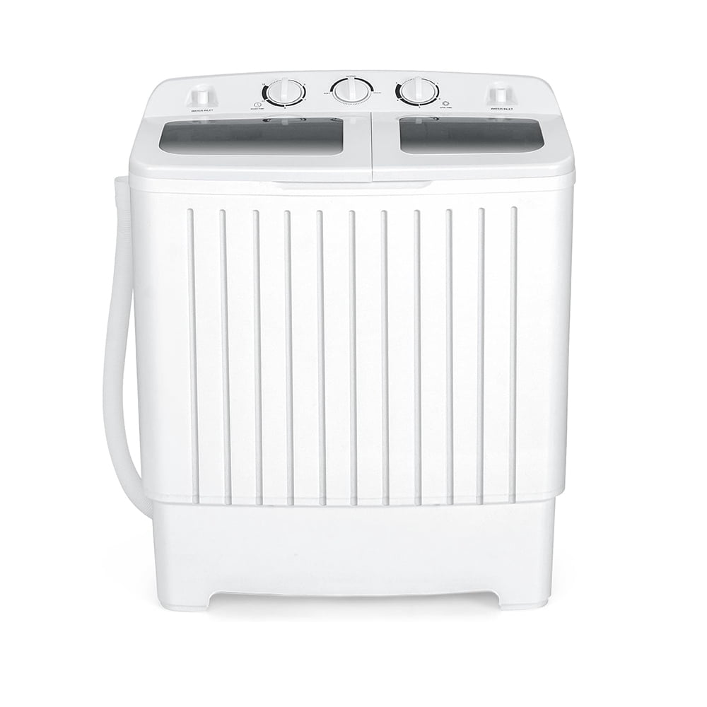 Washing Machine, Twin Tub 20 Lbs Capacity, Compact Laundry Washer (12 ...
