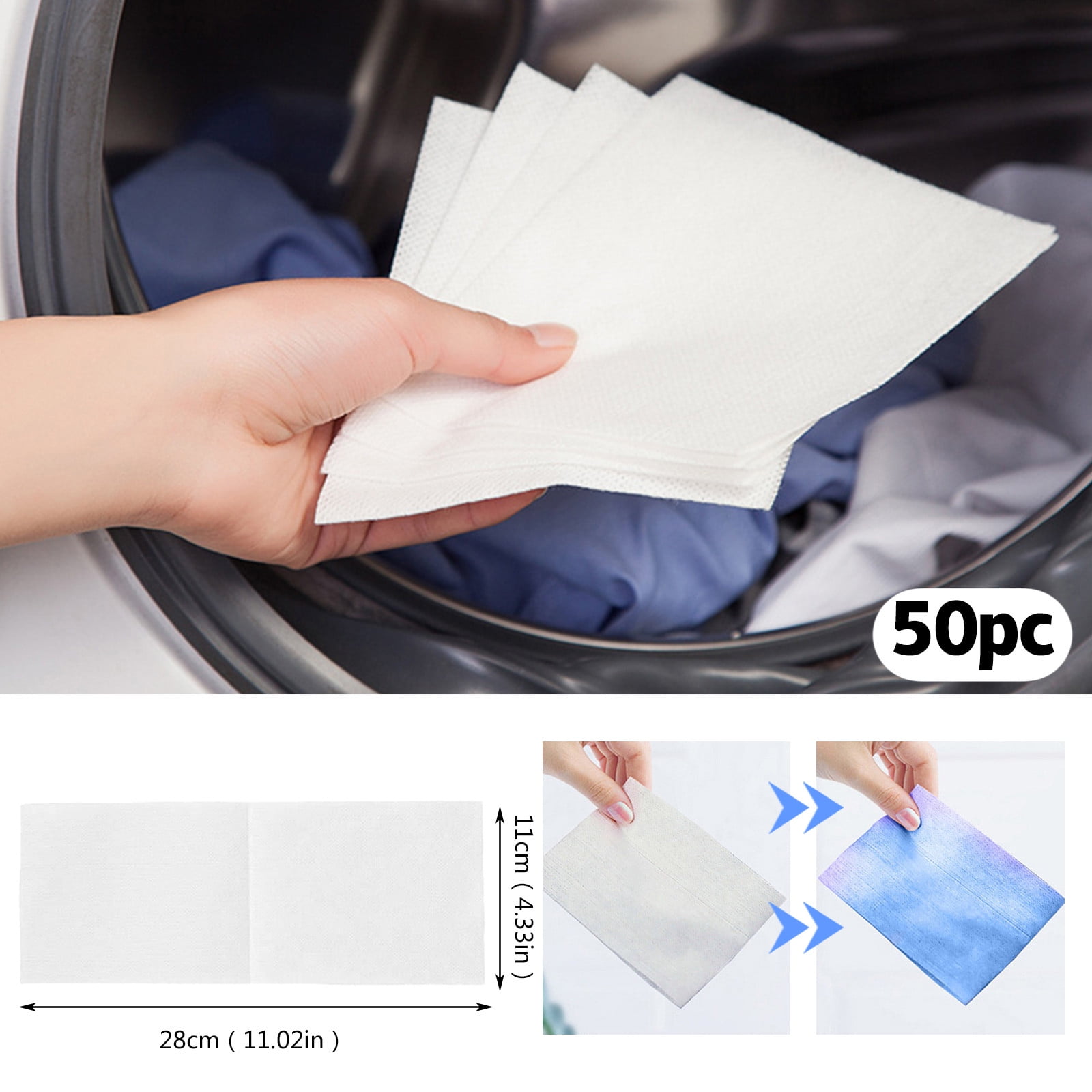 Washing Machine Use Mixed Dyeing Proof Color Absorption Sheet Laundry ...