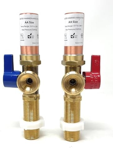 Washing Machine Valve, Brass 1/2" Inlet x 3/4" MHT Outlet, Quarter Turn ...