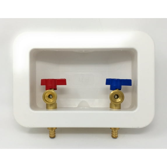 Washing Machine Valves with Box - 1/2" F1807 PEX x 3/4" MHT - Walmart.com