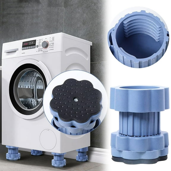 myvepuop Carpet 4 Pcs Washing Machine Refrigerator Table Cabinet Chair ...