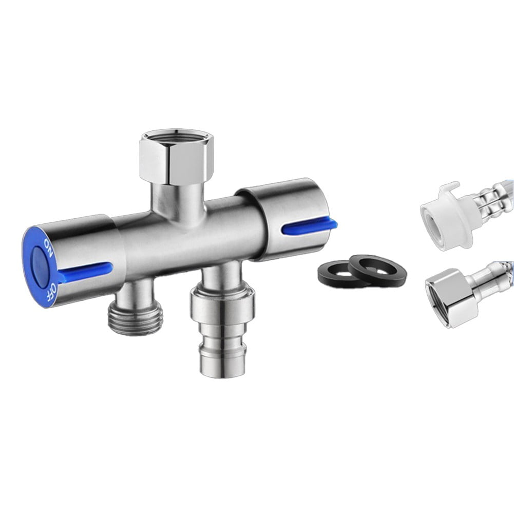 Washing Machine Water Diverter Valve Three-Way Double Control Faucet ...