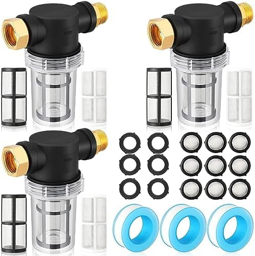 Washing Machine Water Filter Water Hose Filter Sediment Filter Inline ...
