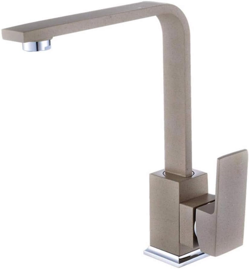 Washing basin sink kitchen faucet hot and cold rotating paint black ...