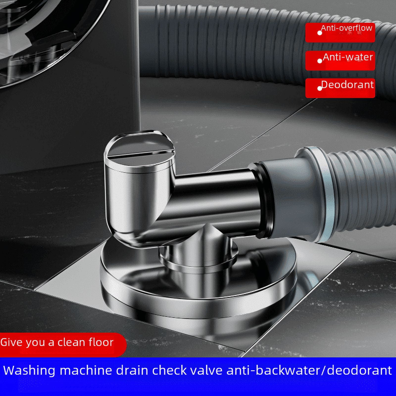Washing machine drain pipe floor drain special joint deodorant anti ...