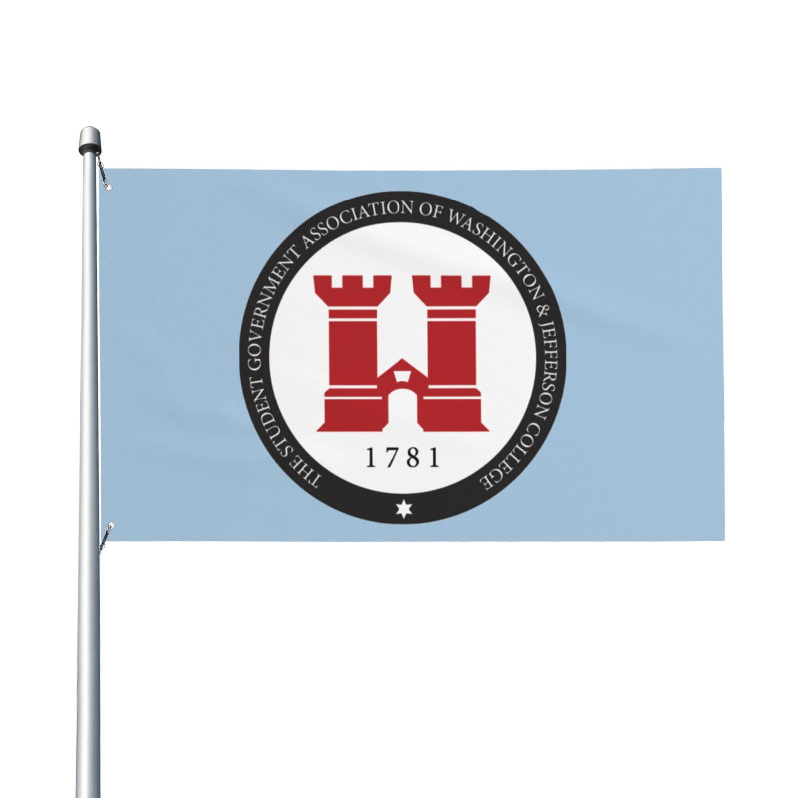 Washington And Jefferson College Flag 3x5 Outdoor ,Sewn Stripes ...