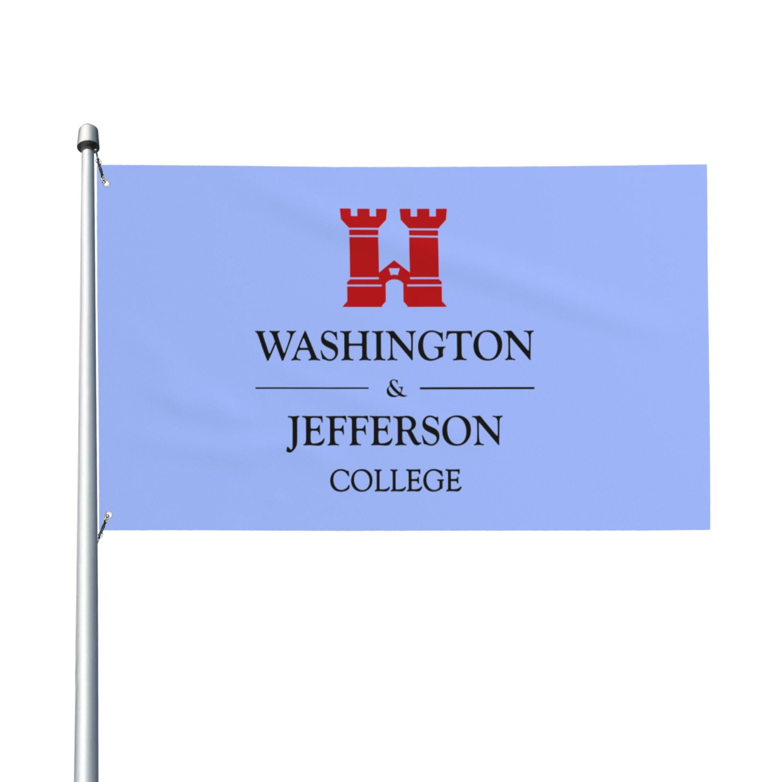Washington And Jefferson College Logo Flag 3x5 Outdoor ,Sewn Stripes ...