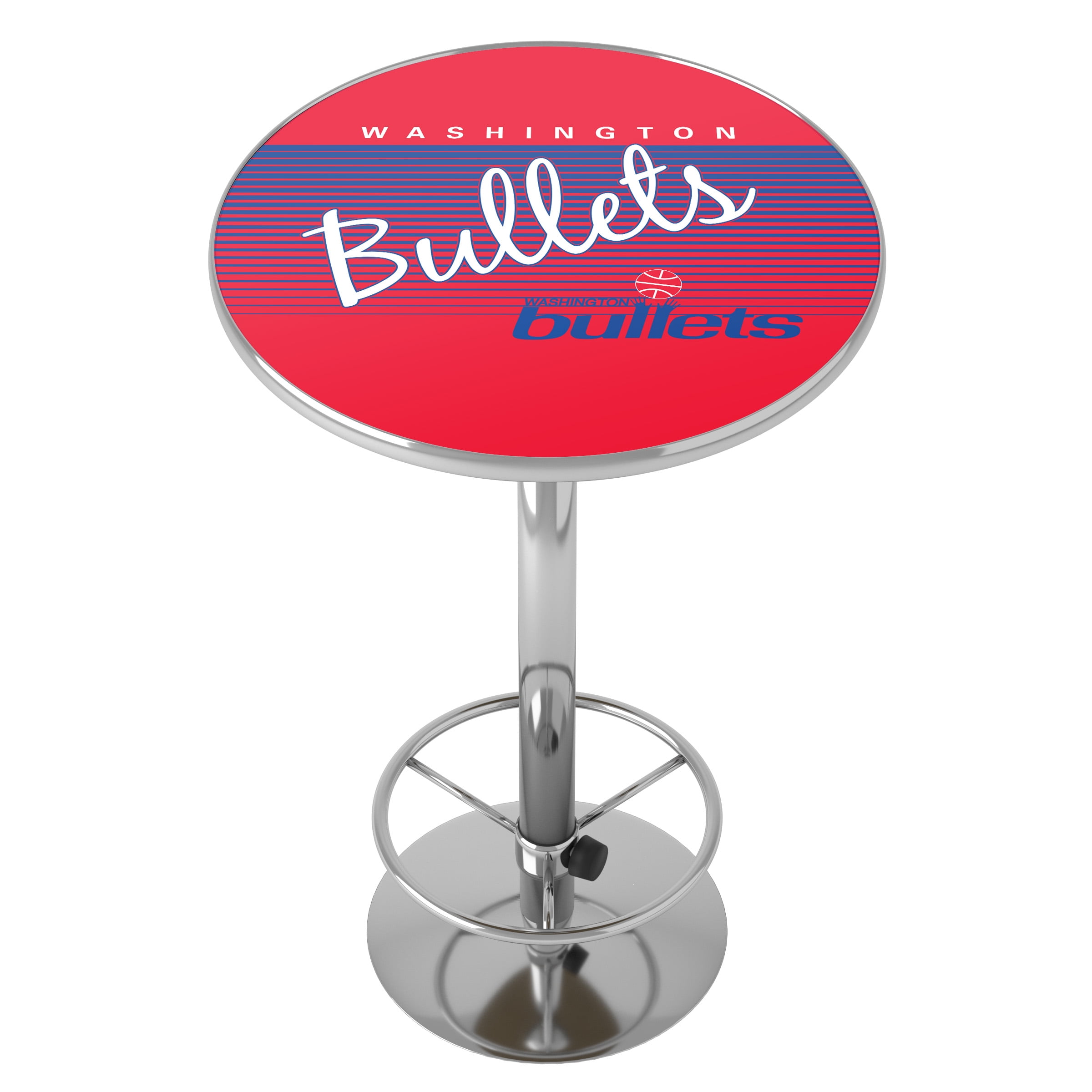 Washington Bullets Hardwood Classics Bar Table - Acrylic Top - Walmart.com