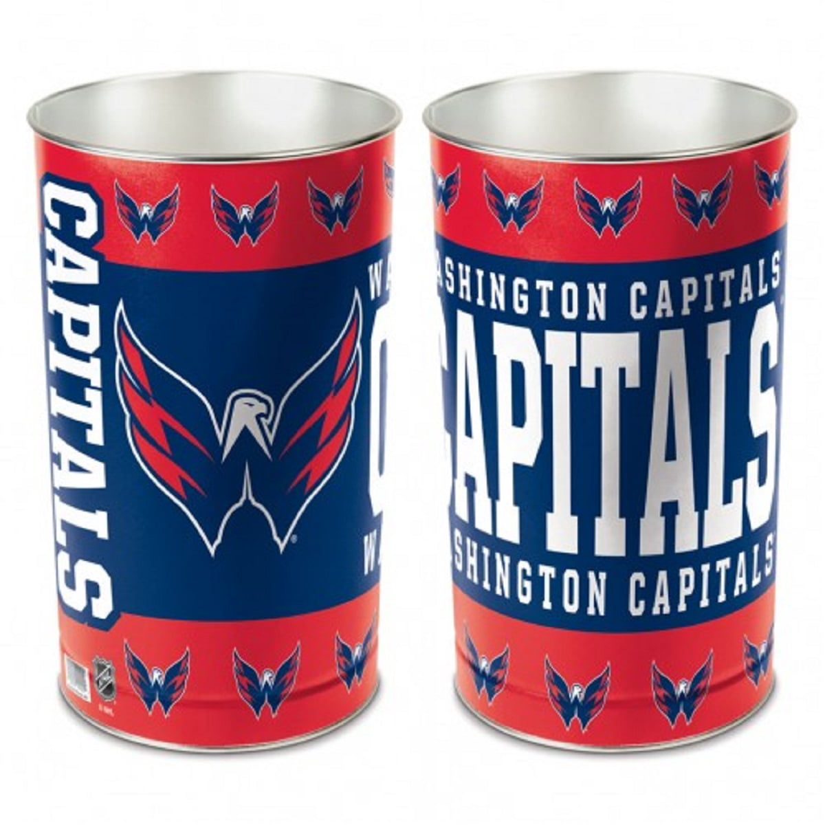 Caseys 1094380111 15 in. Washington Capitals Wastebasket - Walmart ...