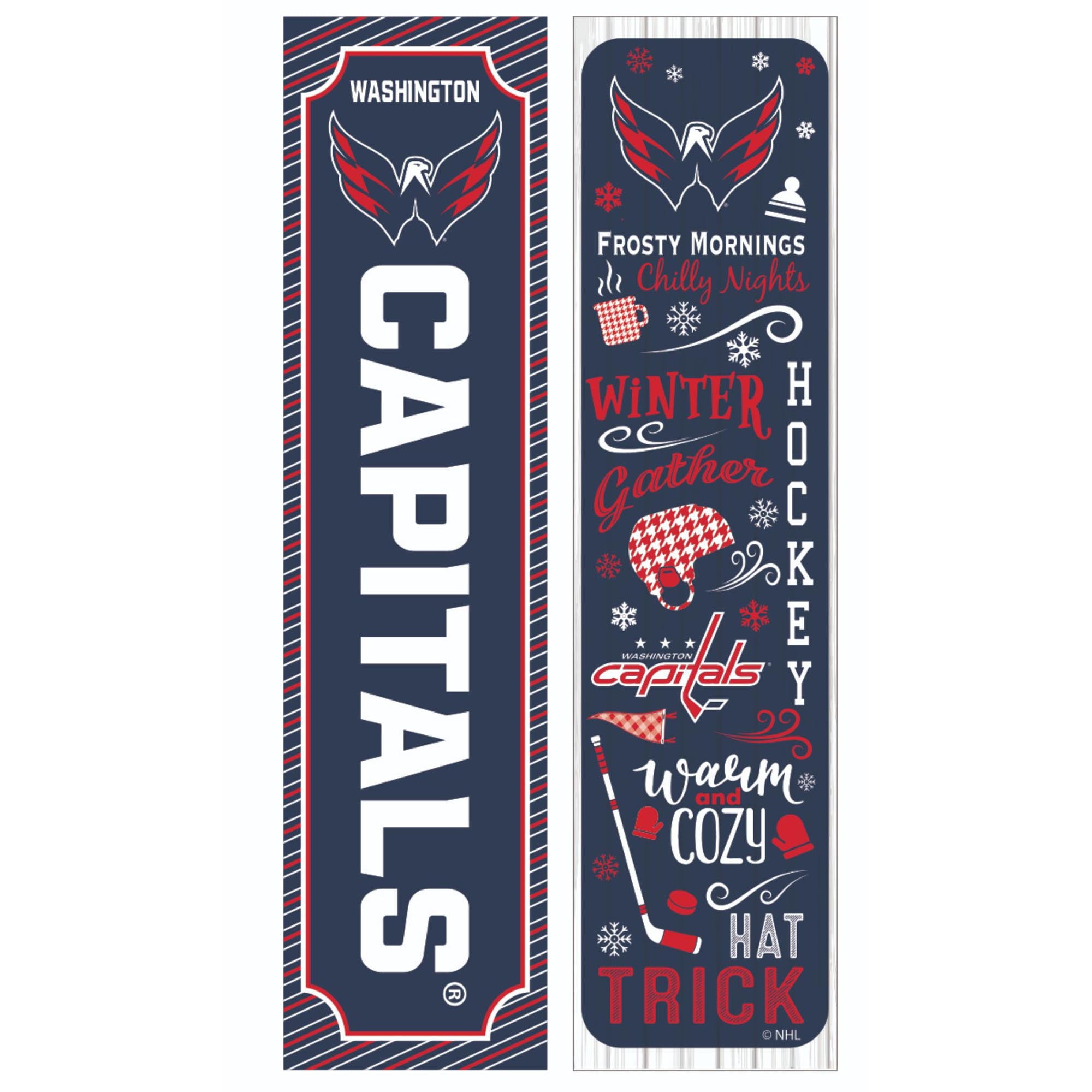 Washington Capitals 47" Double Sided Winter Leaner Fan Sign - Walmart.com