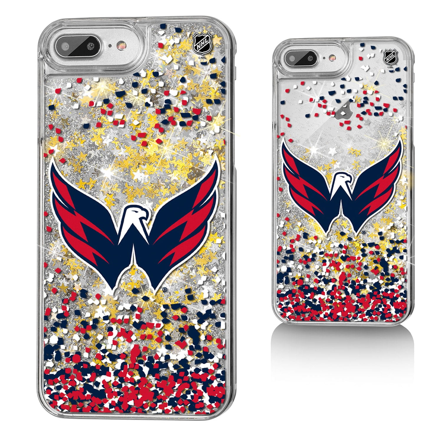 Washington Capitals iPhone Confetti Glitter Case - Walmart.com