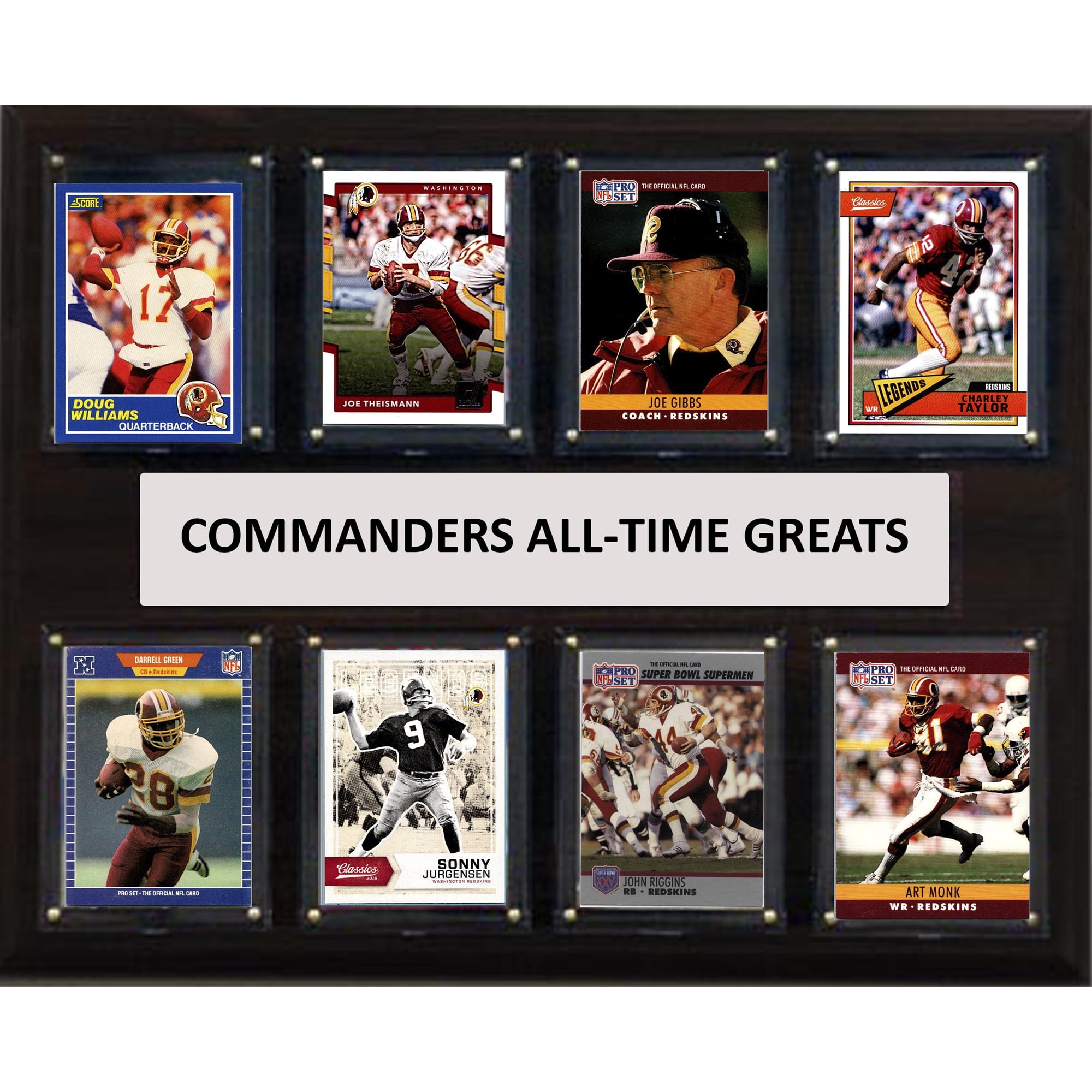 Washington Commanders 12" x 15" Trading Card Plaque - Walmart.com