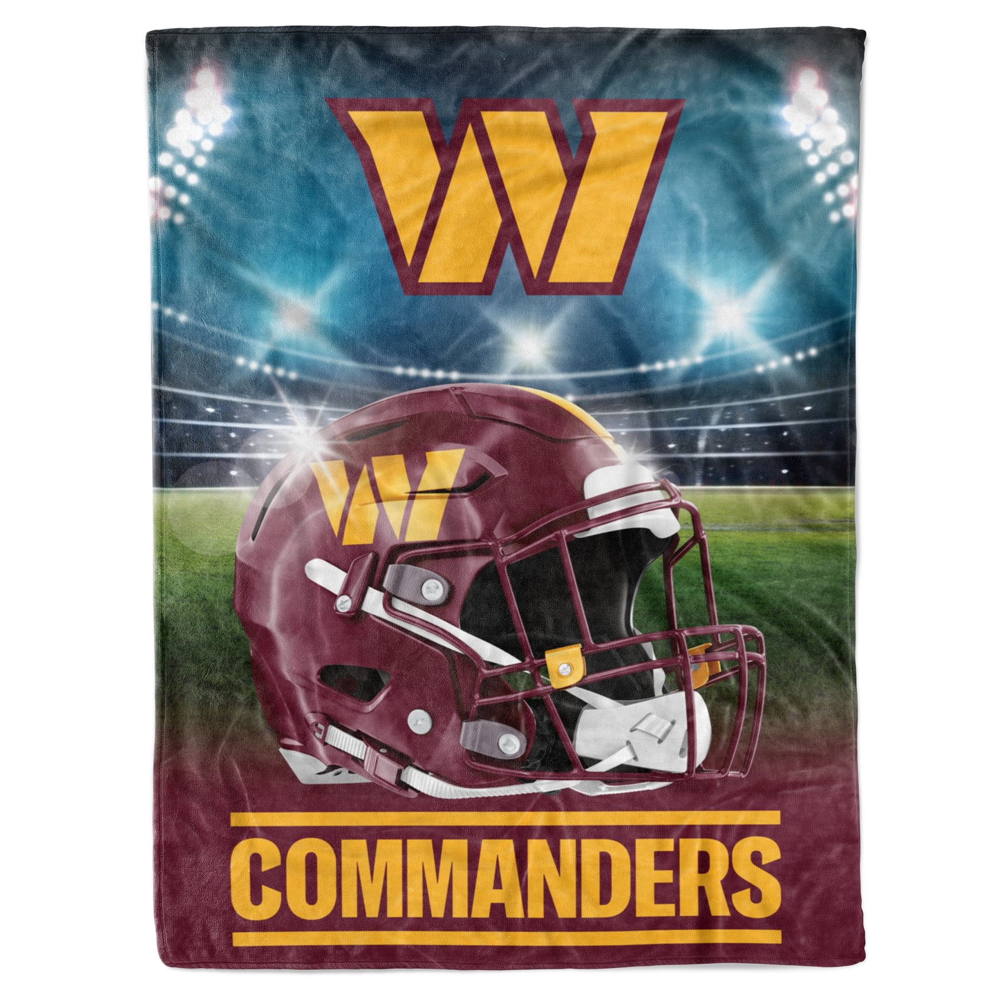 Washington Commanders 60" x 80" Stadium Lights Blanket - Walmart.com