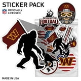 Washington Commanders Assorted Sticker Pack - Walmart.com