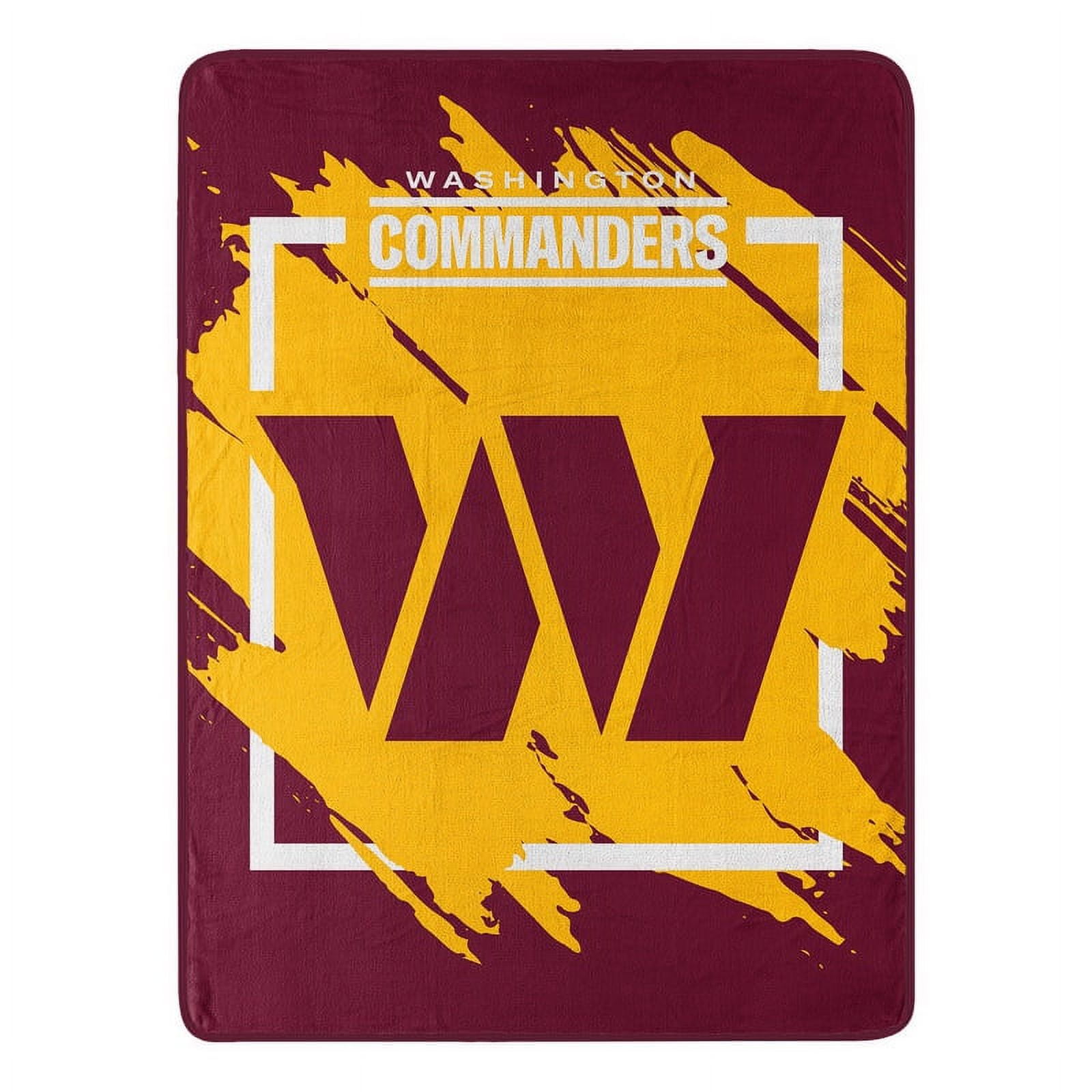 Washington Commanders Blanket 46x60 Micro Raschel Dimensional Design ...