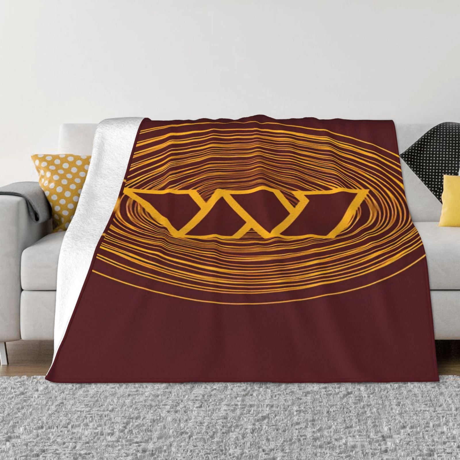 Commanders Blanket Team Custom 30" x 40", 40" x 50", 50" x 60", 60" x ...