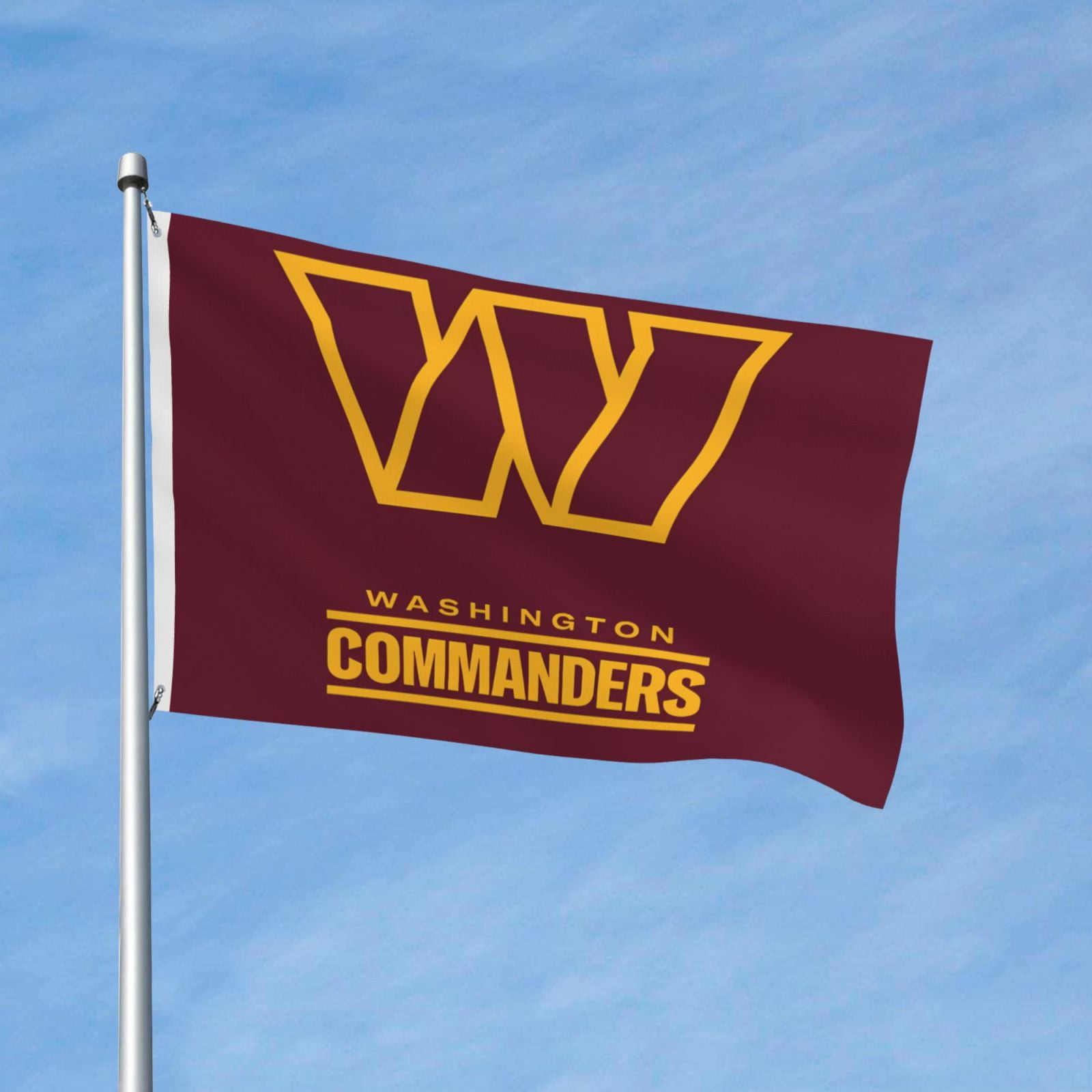 Commanders Double Sided Outdoor Decorative Flag Support Flag ...