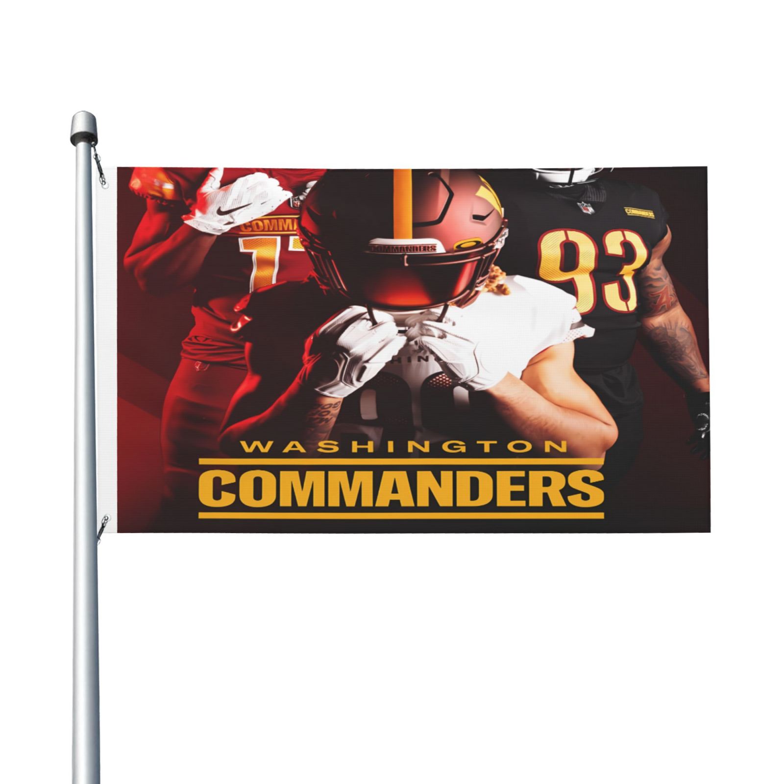 Commanders Double Sided Outdoor Decorative Flag Support Flag ...