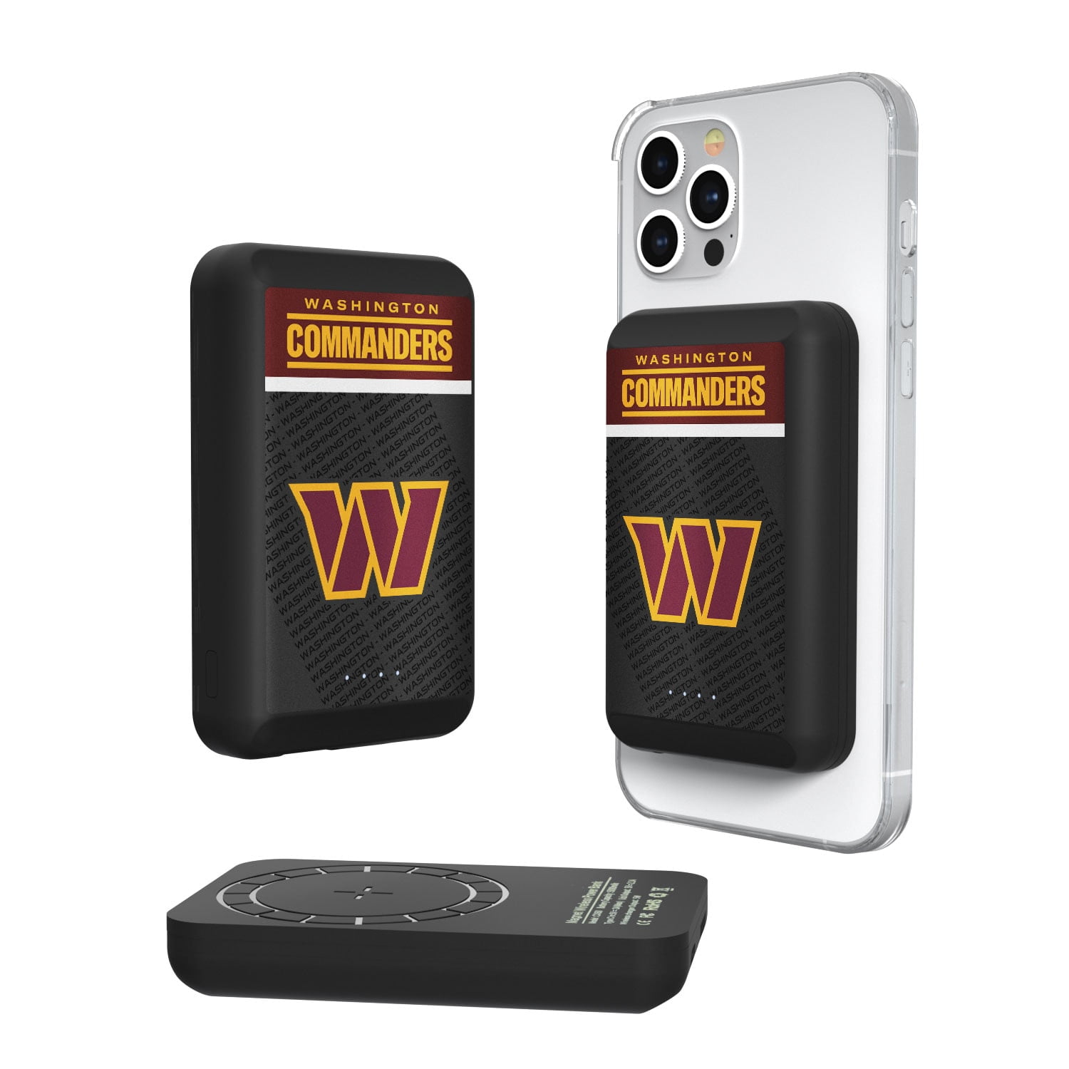 Washington Commanders Endzone Plus Wireless Power Bank - Walmart.com