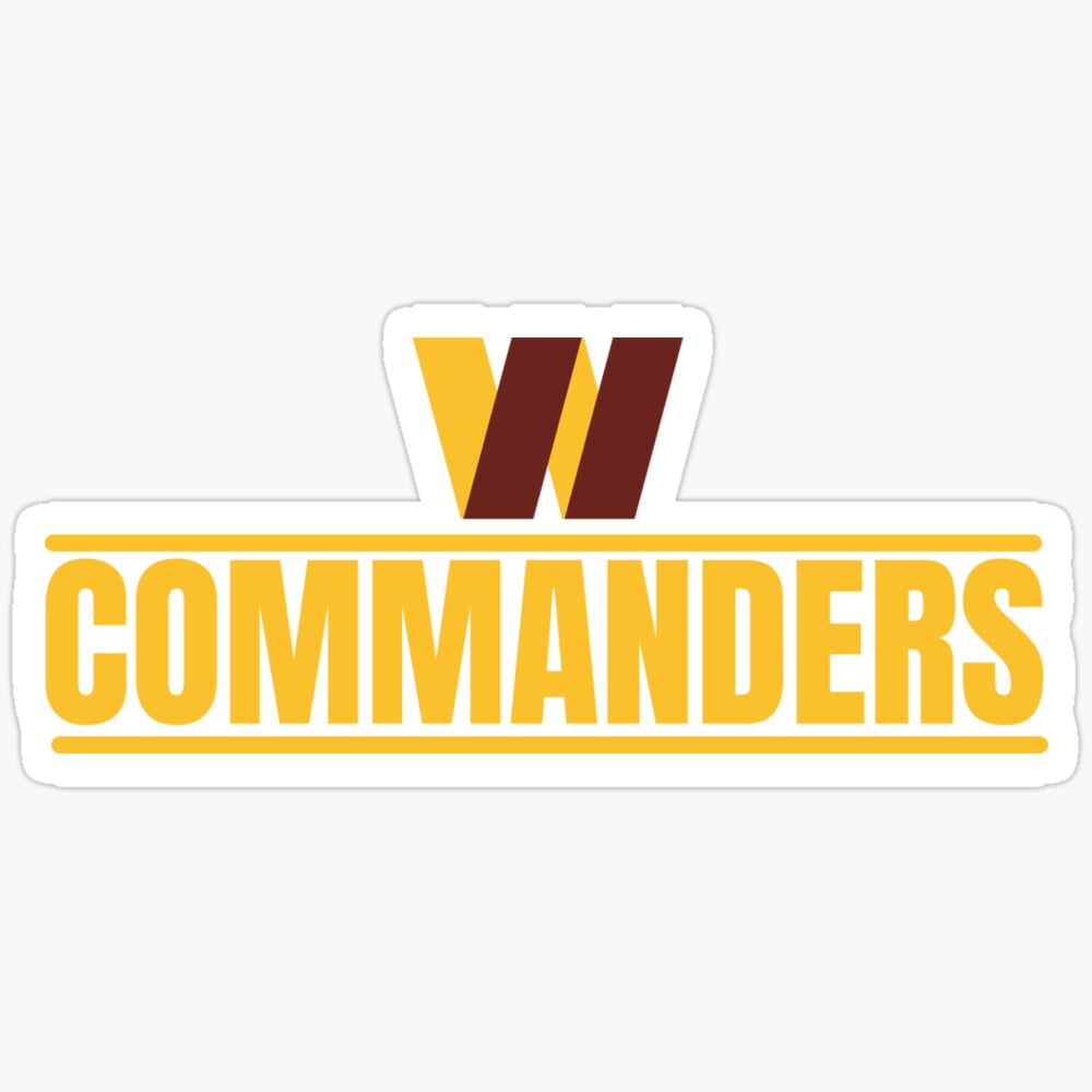 Washington Commanders Football Team Sticker Baseball Sticker, Football ...